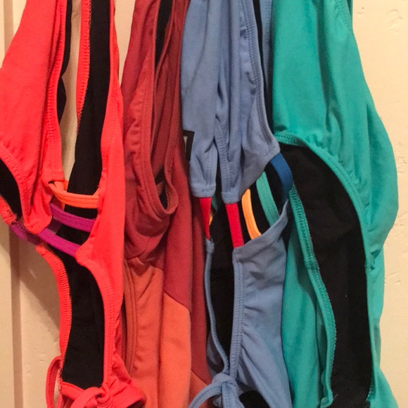 Jolyn Clothing | Swim | Jolyn Onesies Solidcontrast Tie Backs | Poshmark